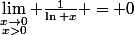 limite ln(x+1)/ln(x), exercice de analyse - 702129