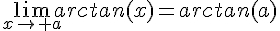 limite arctan : exercice de mathématiques de terminale - 84383
