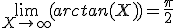 Limite de arctan en l'infini : exercice de mathématiques de terminale ...