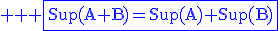 Démontrer que Sup(A+B) = Sup(A)+Sup(B) : exercice de mathématiques de ...